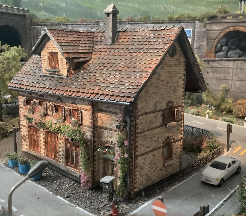 Making model railway buildings from Polymer clay